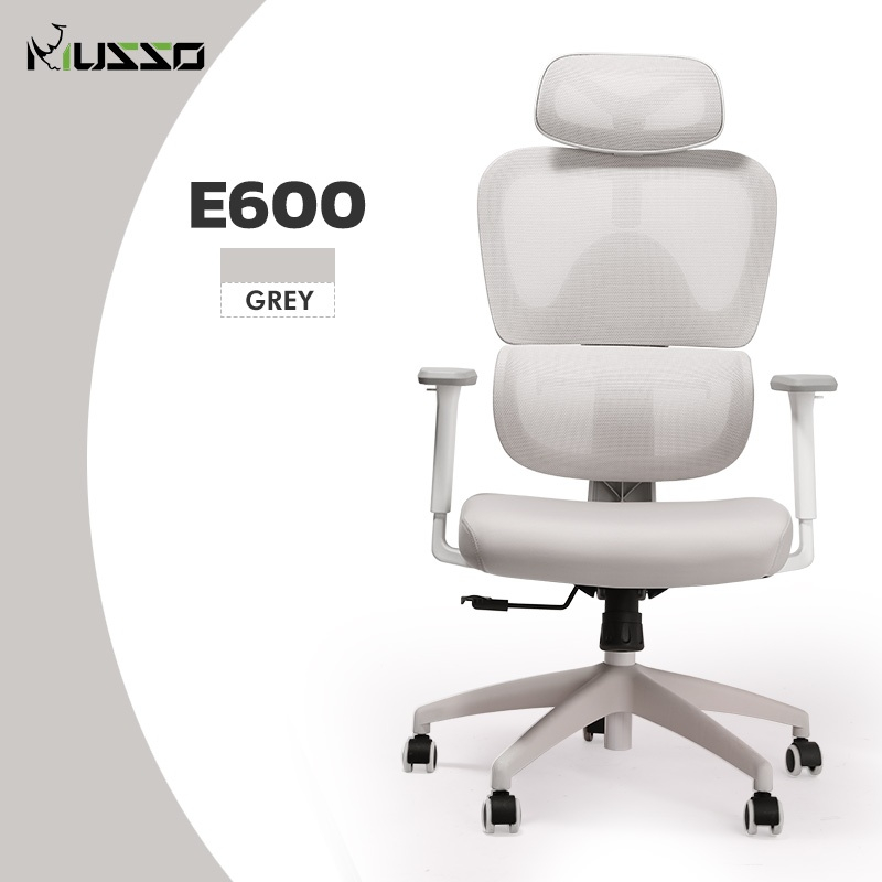 MUSSO E600 SE Ergonomic Chair 3D Handrail and Adjustable Headrest ...