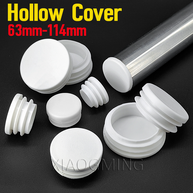 13-114mm White Round Shape Furniture leg pad feet cap table chair foot ...