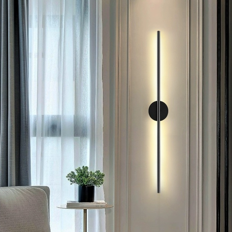 Modern Simple Wall Light Indoor Led Strip Creative Living Room Tv ...
