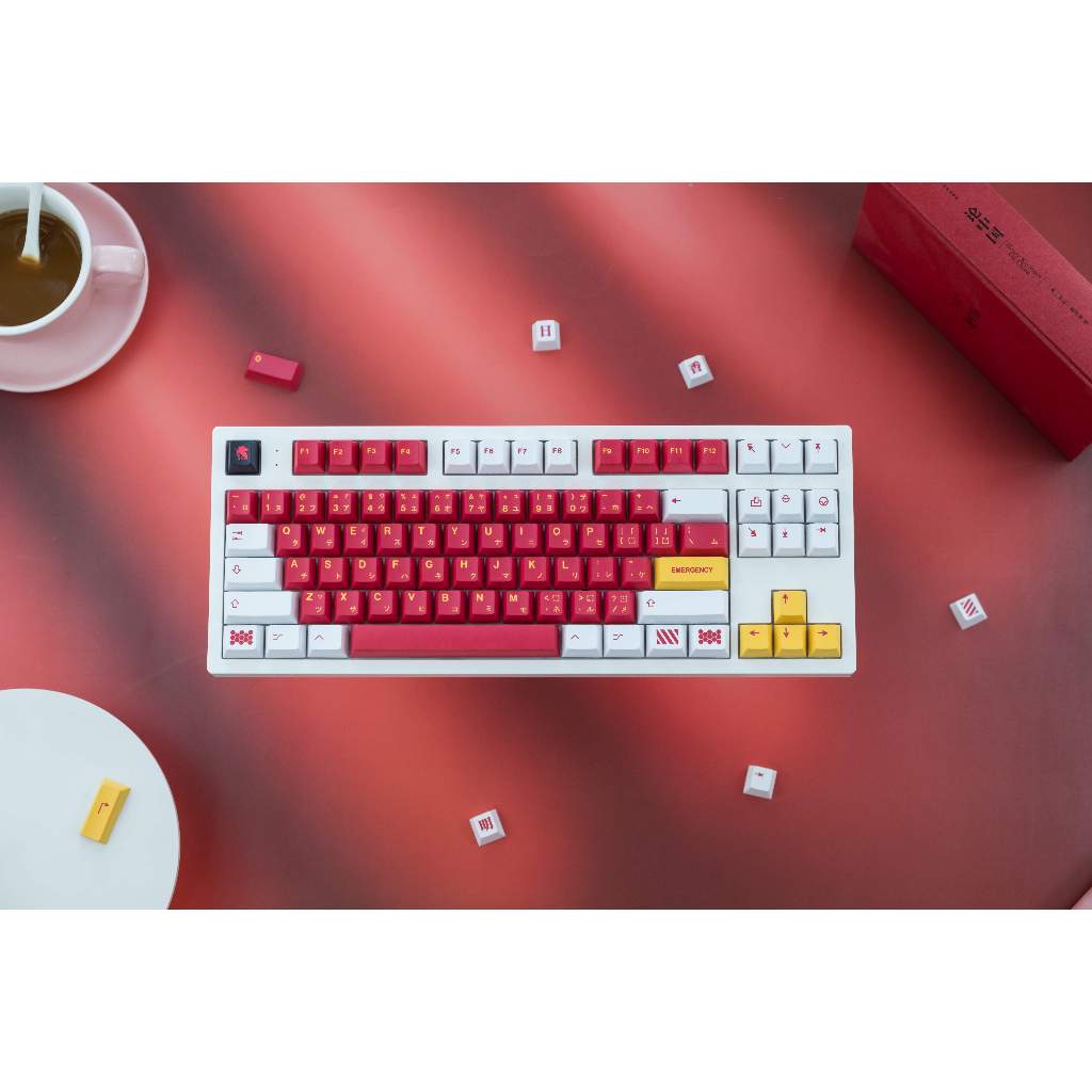 GMK EVA NO.2 Keycap 129 Keys PBT Material Cherry Profile DYE-SUB ...