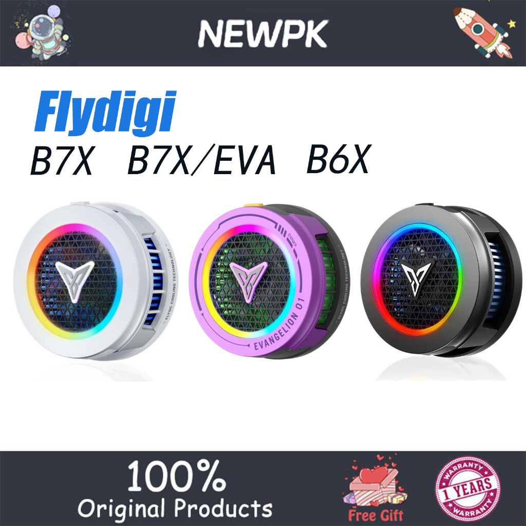 FlyDigi B6X/B7X Magnetic Wireless RGB Fan Radiator | Shopee Malaysia