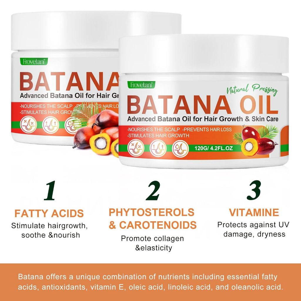 Batana Oil for Hair Growth - Natural Batana Enhance Thickness and ...