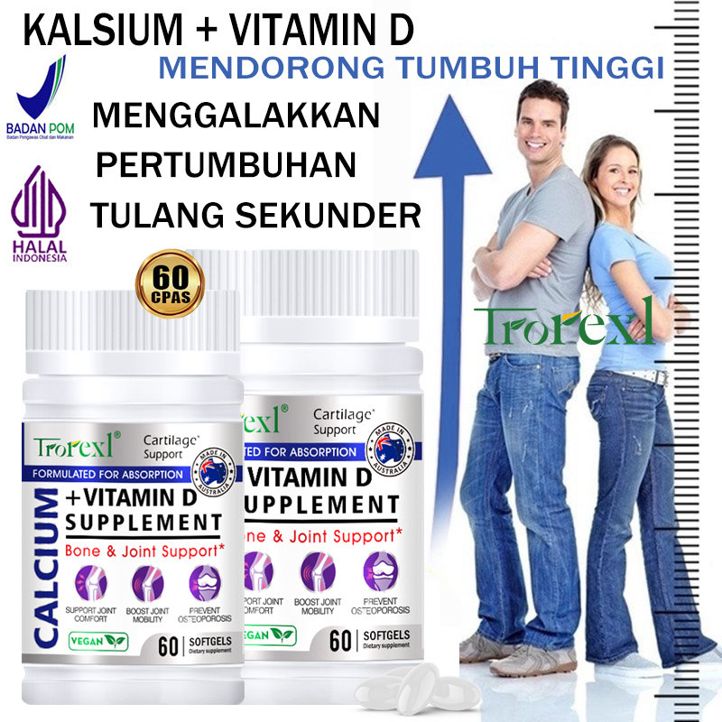 [MY Local+Free Gift]Trorexl Original 60 capsules/bottle Halal Vitamin ...