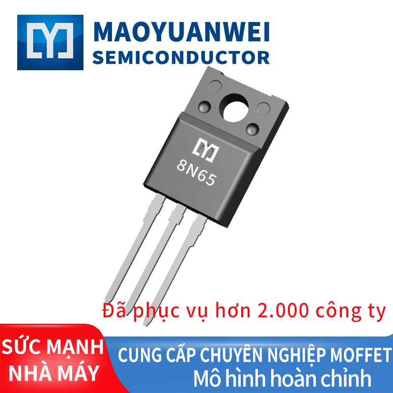 10pcs FQP8N65C TO-220F N-Mosfet 650V 8A 8N65 High Pressure MOS Tube ...