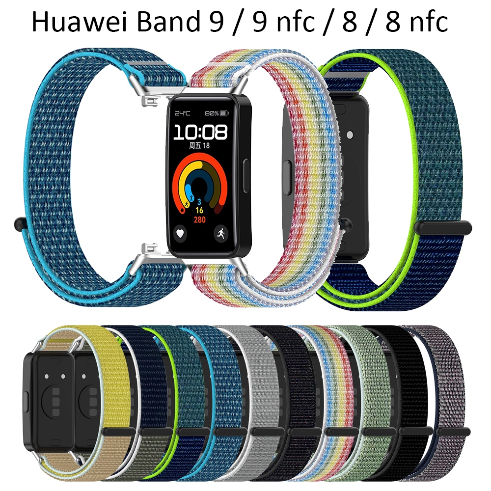 For Huawei Band 9 8 nfc strap nylon fit classic fashion 2024 new color ...