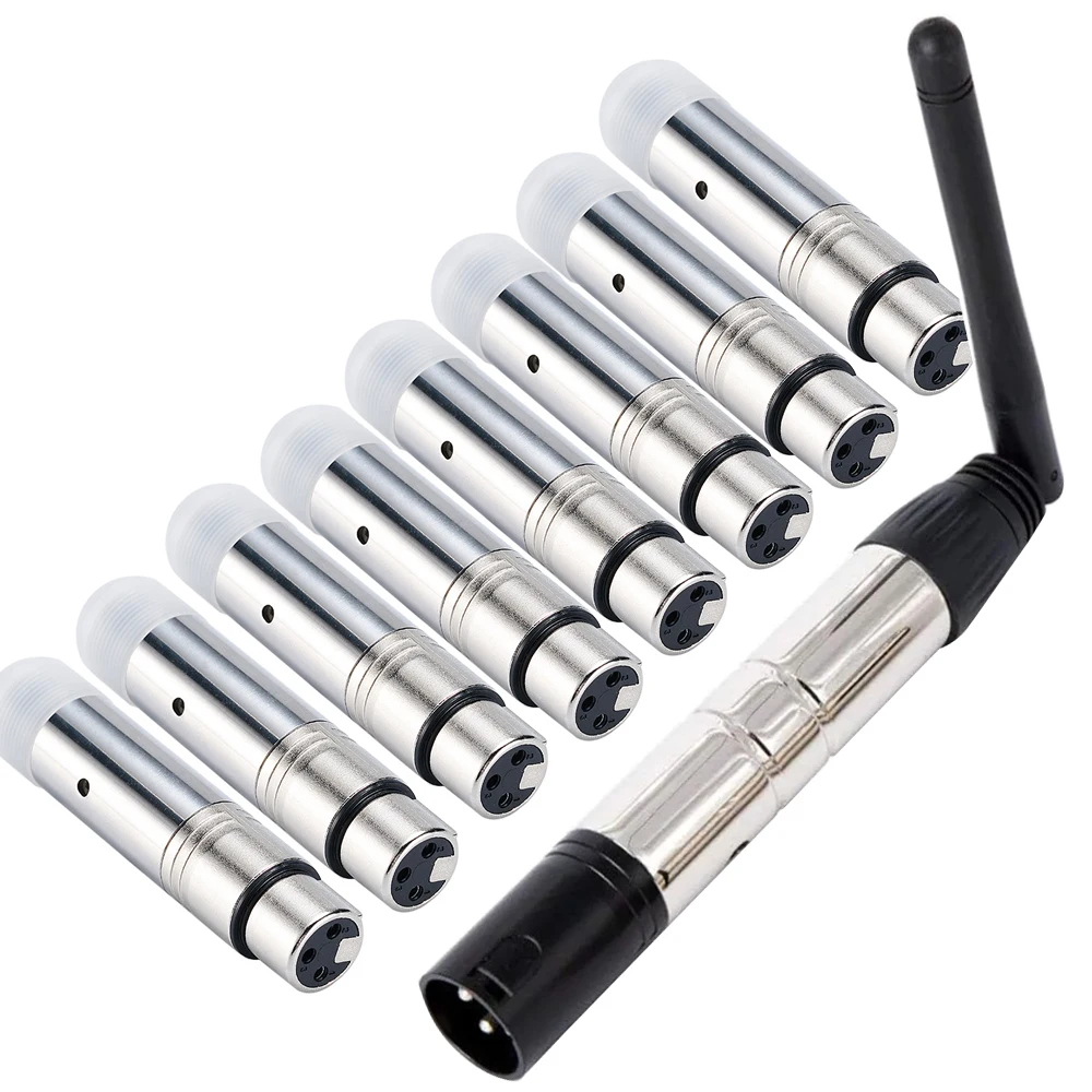 ⭐Wireless DMX 512 System 2.4G Receiver Transmitter LED DMX512 DMX Dfi ...