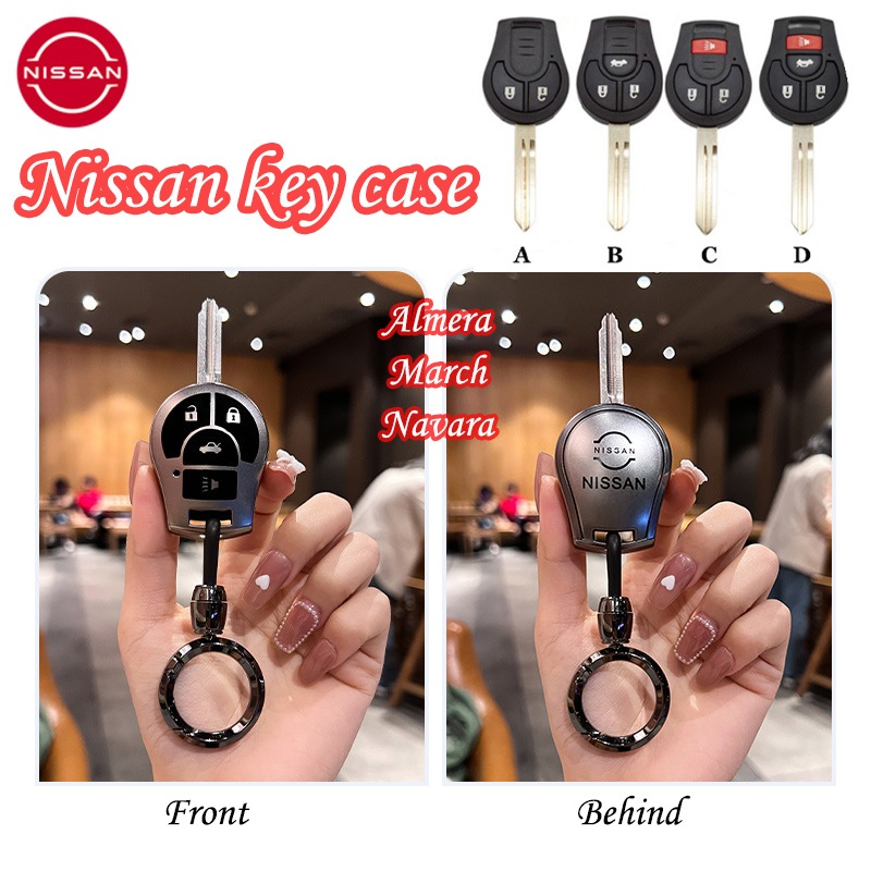 Nissan key case 2/3/4buttons for Nissan Navara/Almera/March Key case ...