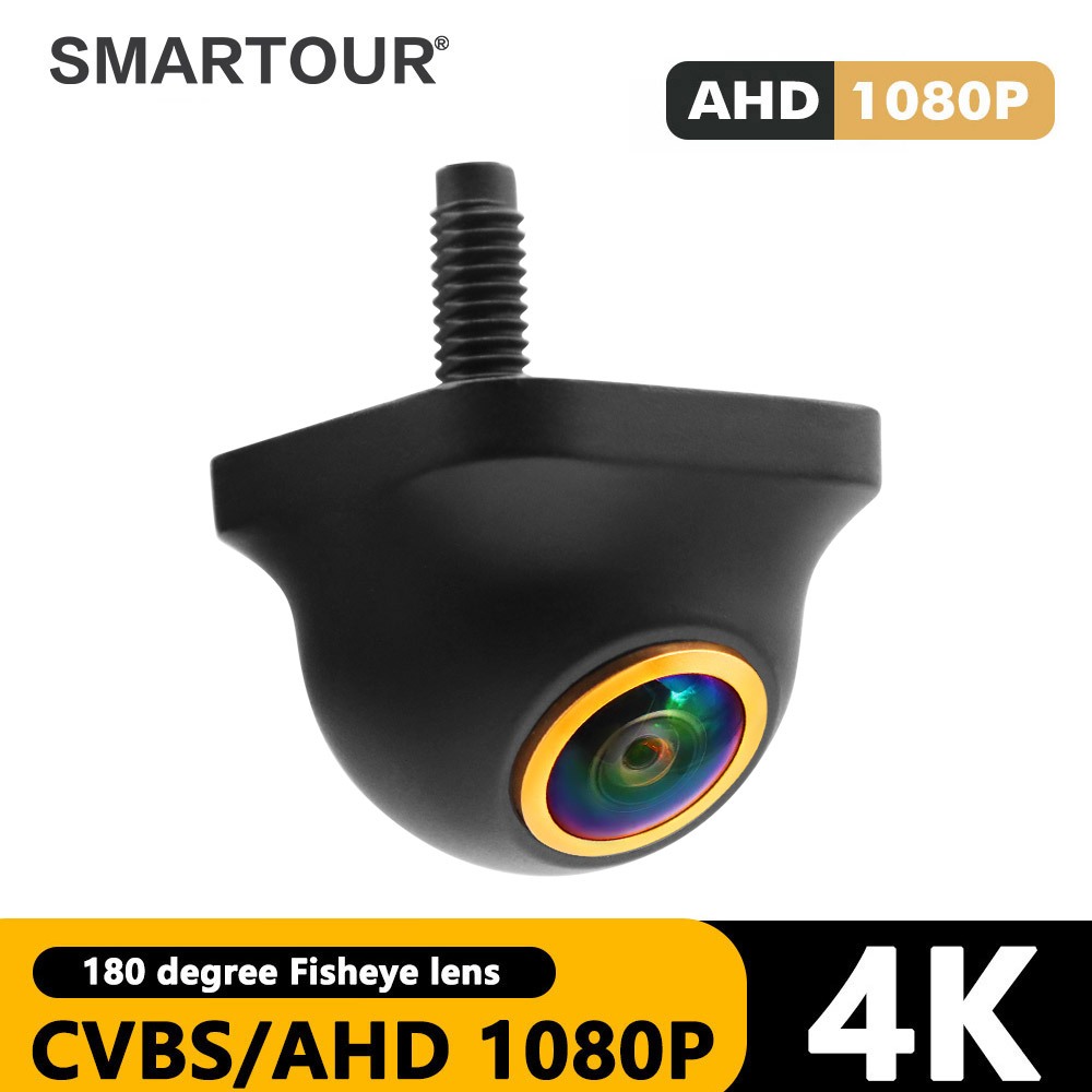 Smartour 4 Pin AHD 1920x1080P 180 Degree Car Parking Camera Fisheye ...
