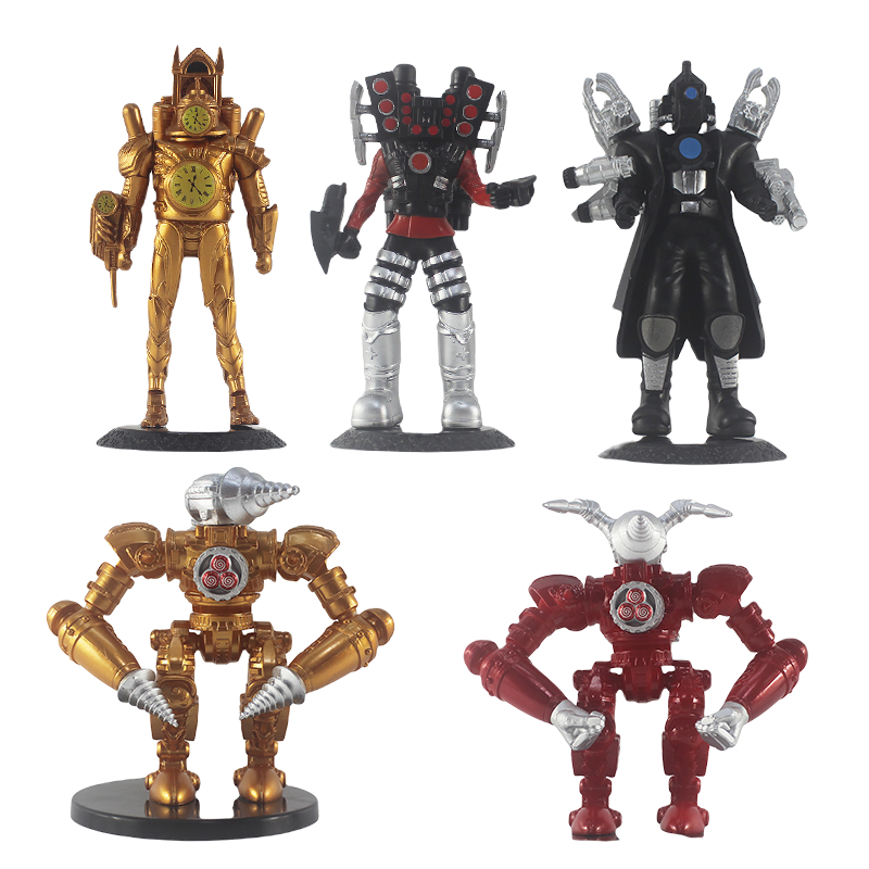 16CM Skibidi Toilet Action Figure Speaker Man Camera Man Golden ...