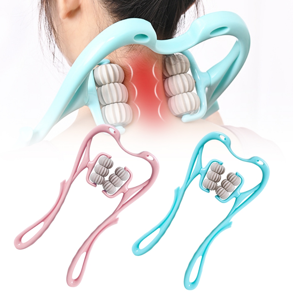 2024 New Neck Massage Tool Therapy Pressure Relieve Ergonomic Handle ...