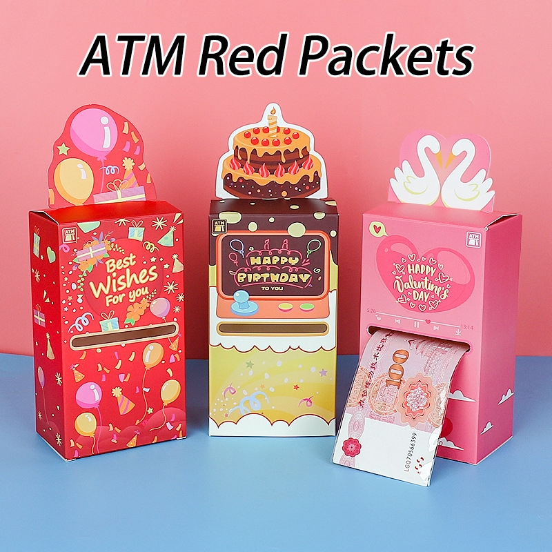 【ATM Bonus】Surprise Birthday Cash Gift Box Trolley Surprise Gift Box ...
