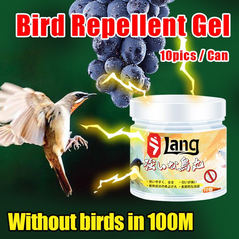 Bird repellent pill 10 Capsules/Box 驱鸽子 outdoor bird repellent gel 驅鳥神器 ...