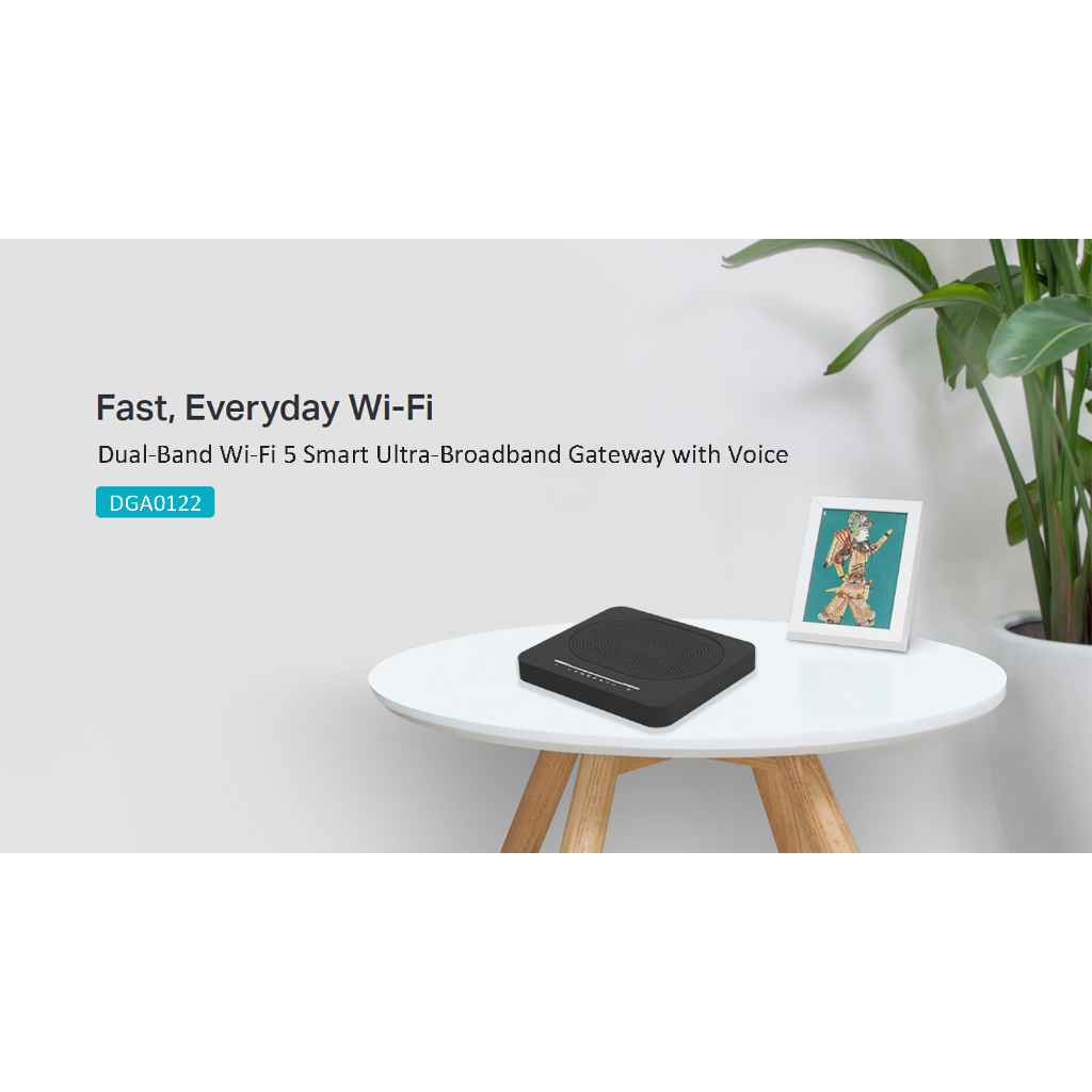 BDI IINET Dual-Band Wi-Fi 5 Smart Ultra-Broadband Gateway with Voice ...