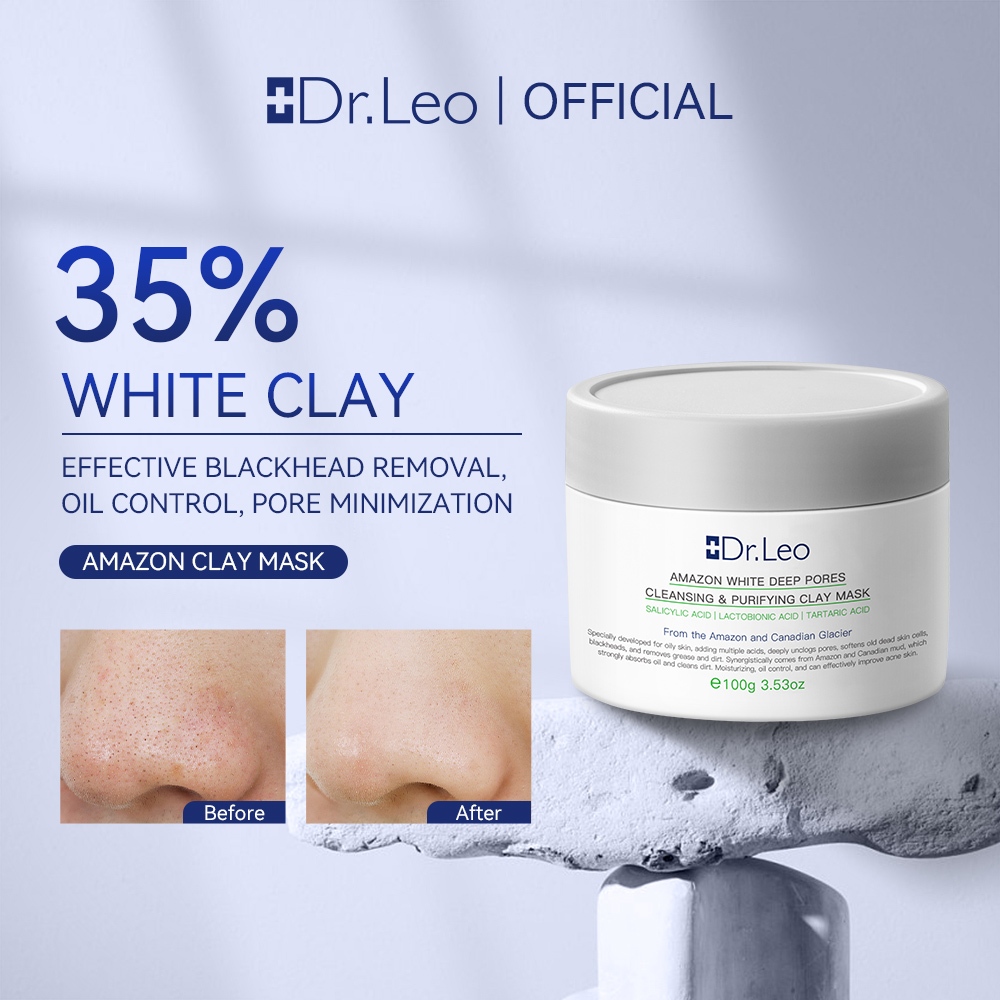 Dr.Leo Blackhead Removal Acne Clay Mask Amazon White Deep Pores ...