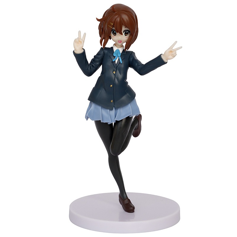 18.5cm Japan Anime K-ON! Figure Hirasawa Yui Standing Position School ...