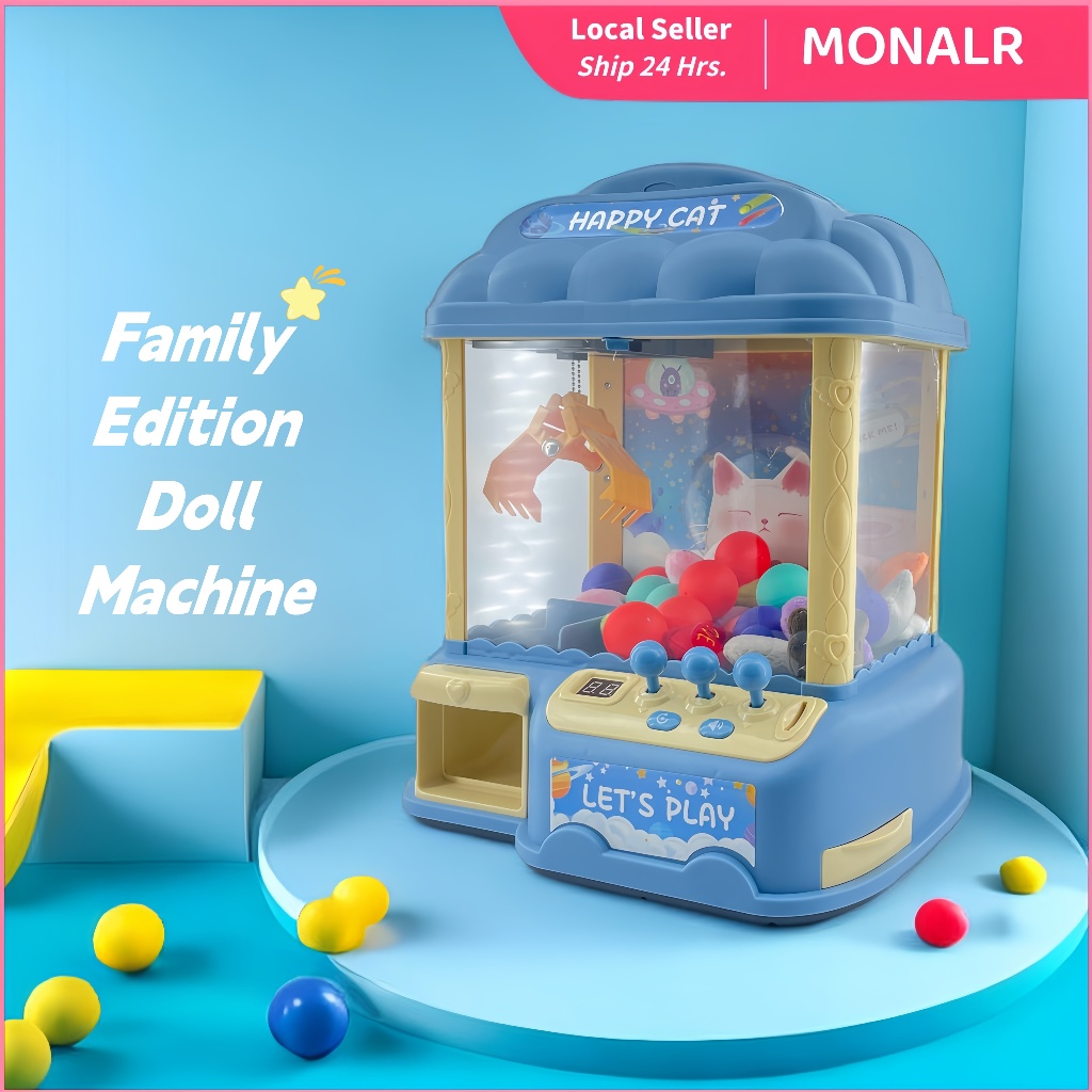 [MONALR] Children's Doll Claw Machine Small Household Coin-Operated ...