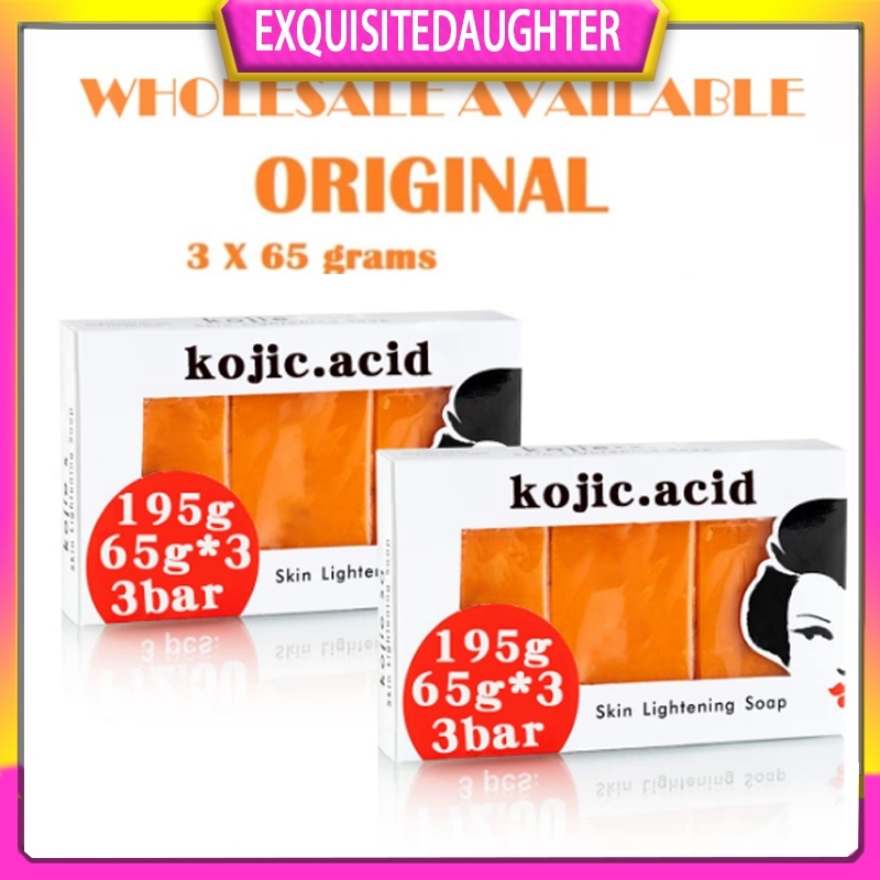 3 Pcs /Set Kojie san Soap original / Kojiesan / Kojisan / Kojic acid ...