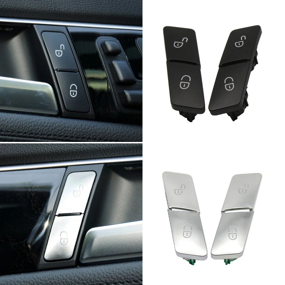 Black Silver Front Left Right Door Lock Unlock Switch Button For ...
