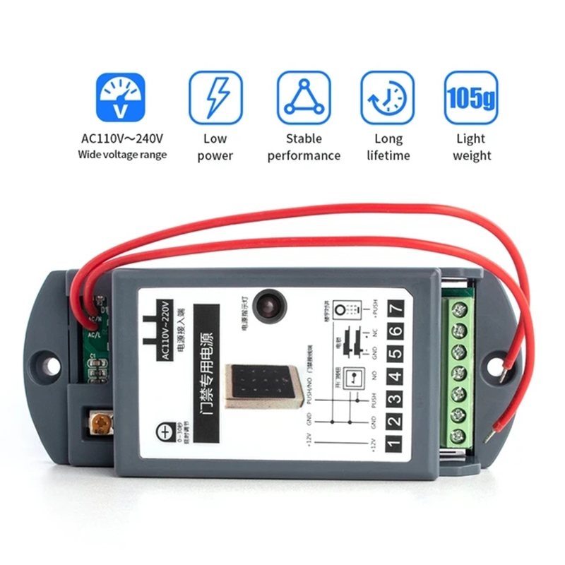Access Control Power Controller Door Supplier Adapter Coverage System ...