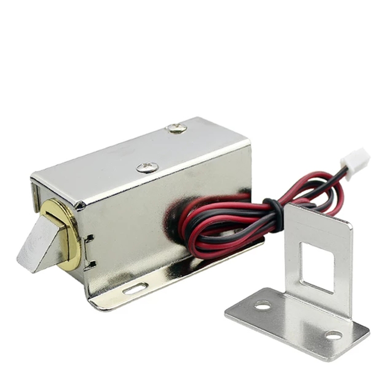 DC12V 0.8A small electromagnetic lock storage cabinets electronic lock ...