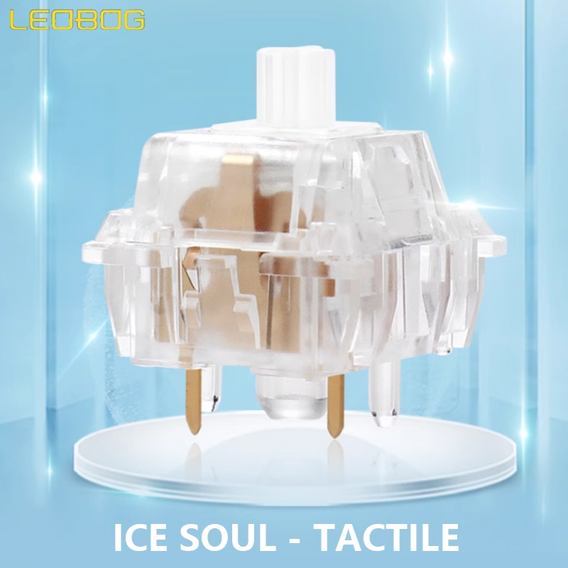 -LW- LEOBOG ICE SOUL Switch Customized Mechanical Keyboard Tactile ...