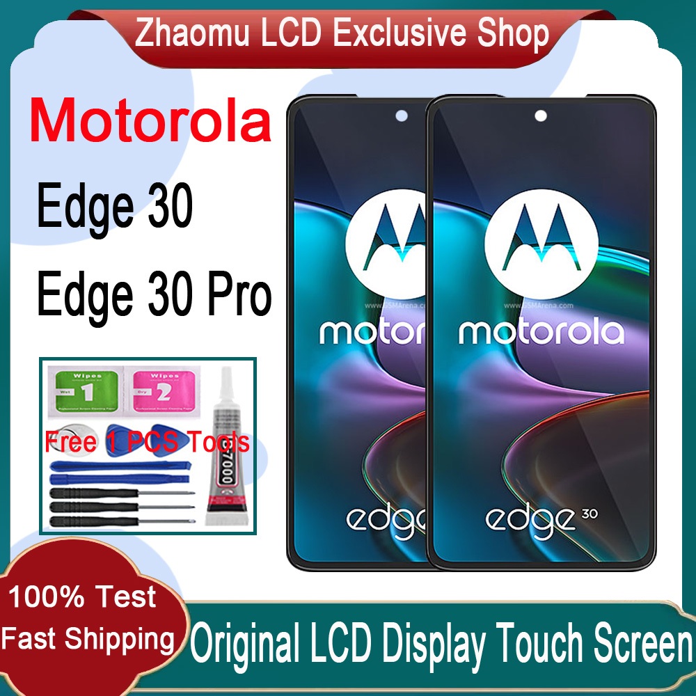 Original AMOLED Motorola Edge 30 Edge 30 Pro LCD Display Touch Screen ...