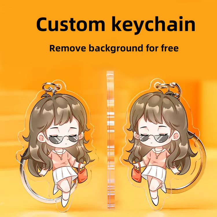 【Custom】Acrylic keychain custom, keyring customization, photo ...
