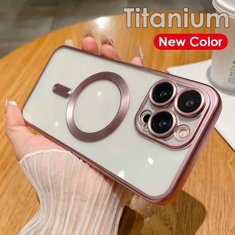 Luxury Titanium Color Magnetic Plating Phone Case For Samsung Galaxy ...