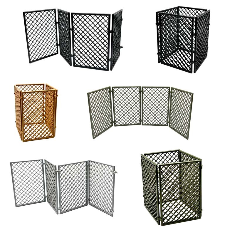 Military Base Barbed Wire Protective Fence Moc Building Bolck Isolation ...