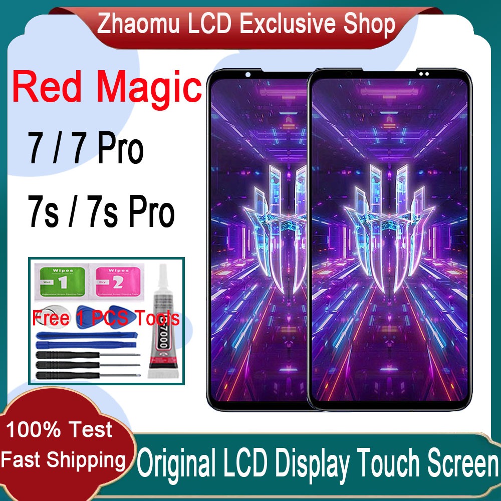 Original AMOLED Red Magic 7 7s 7 Pro 7s Pro LCD Display Touch Screen ...