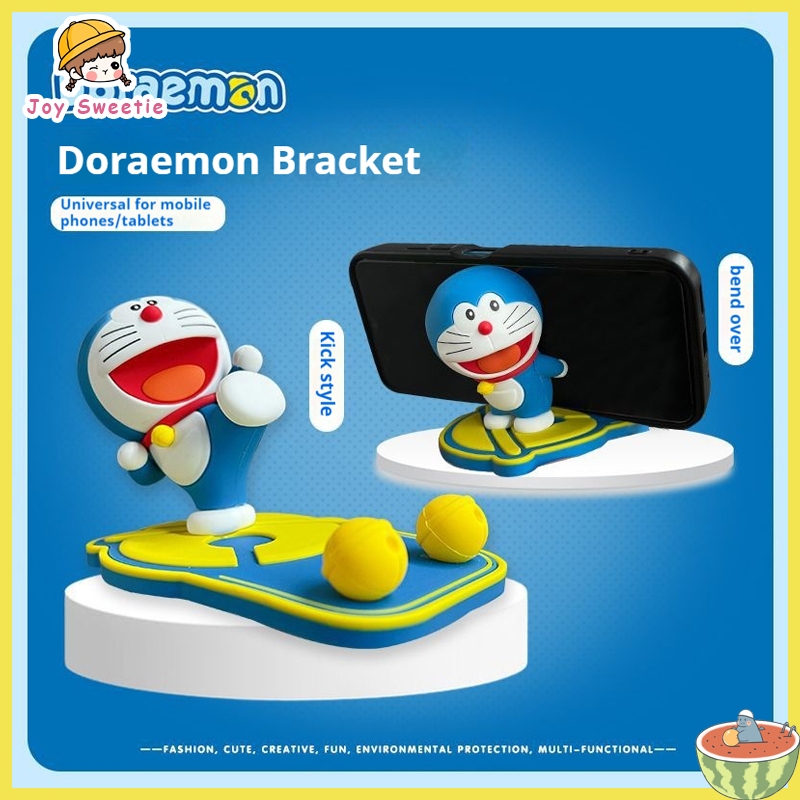 Doraemon mobile phone holder, cute desktop ornament, universal for ...