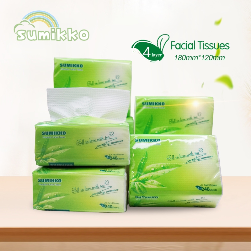 Sumikko【8 packing】Tissue Facial Tissue order Tissue 4-Ply Facial Tissue ...