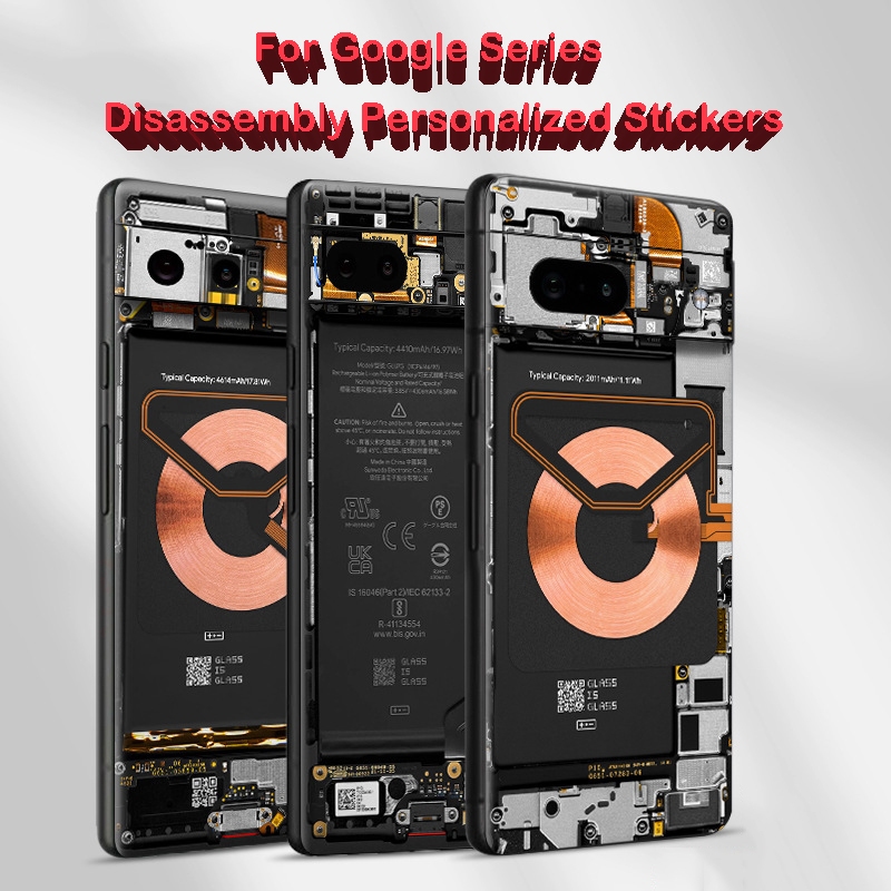 for Google Pixel 8 7 Pro 6 Pro 6A Custom Made Films Skin Disassembly ...