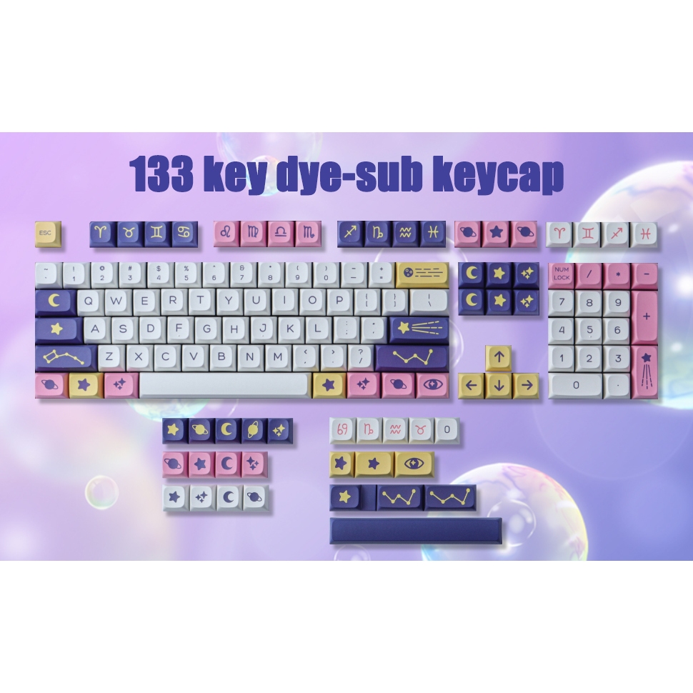 GMK Astrology Keycaps 133 Keys PBT Dye-Sublimation Keycaps XDA Profile ...