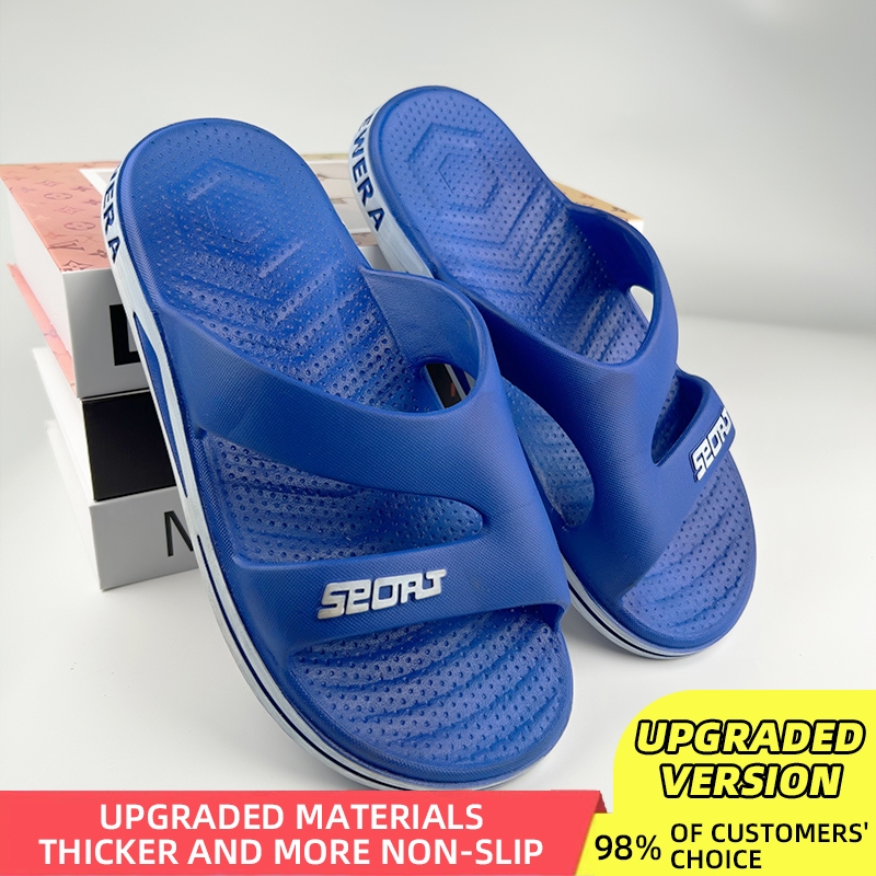 Slippers for mens Men's House Slippers fashion trend soft outdoor beach ...