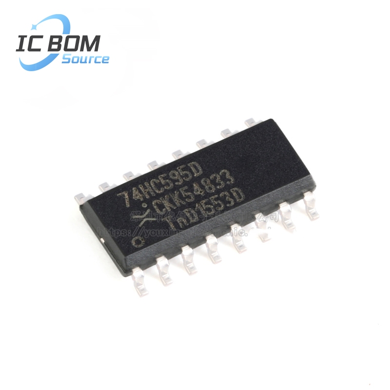 74HC595D SOIC-16 8-bit serial-in/serial or parallel-out shift register | Shopee Malaysia