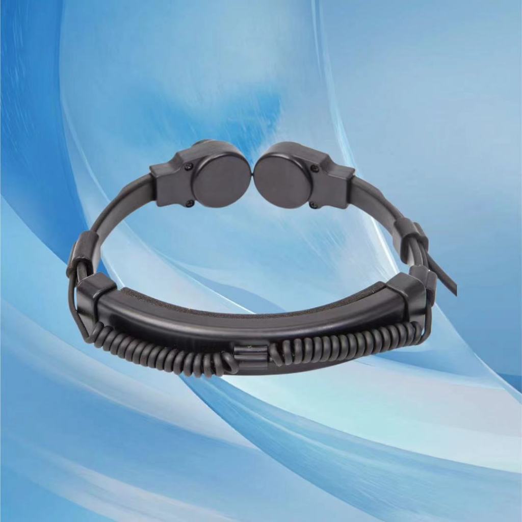 Telescopic Heavy Duty Tactical Throat Vibration Mic Headphone Headset ...