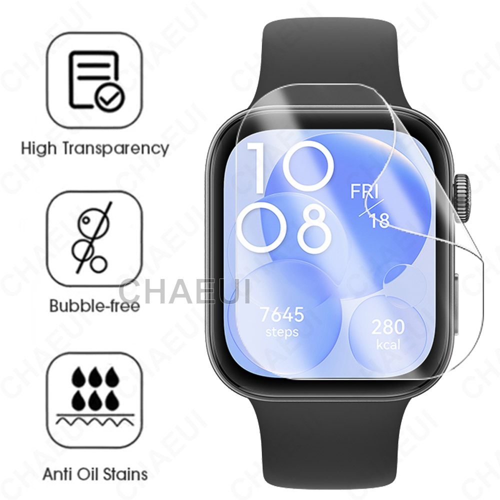 Protective Film Full Cover Clear Screen Protector for Huawei Watch Fit ...