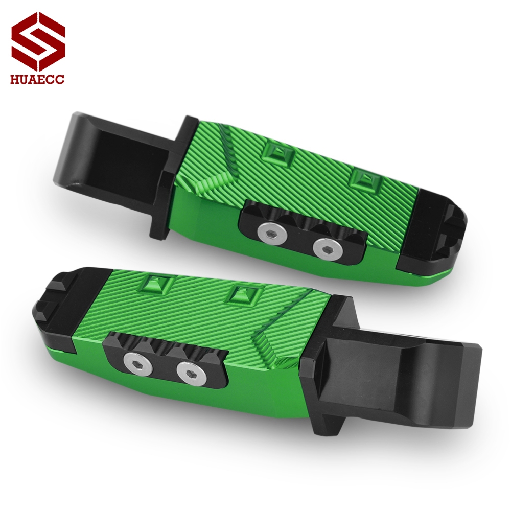Motorcycle footPegs Rear Passenger Pedal Footrest For Kawasaki Z650 ...
