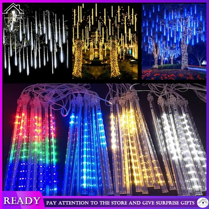 💡READY STOCK💡Lampu Raya 192/288LED Waterproof Meteor Shower Rain Lights ...