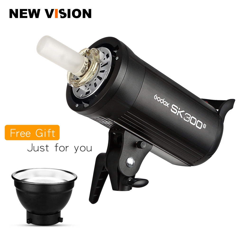Godox SK300II 300Ws GN65 Professional Studio Strobe with Built-in Godox ...