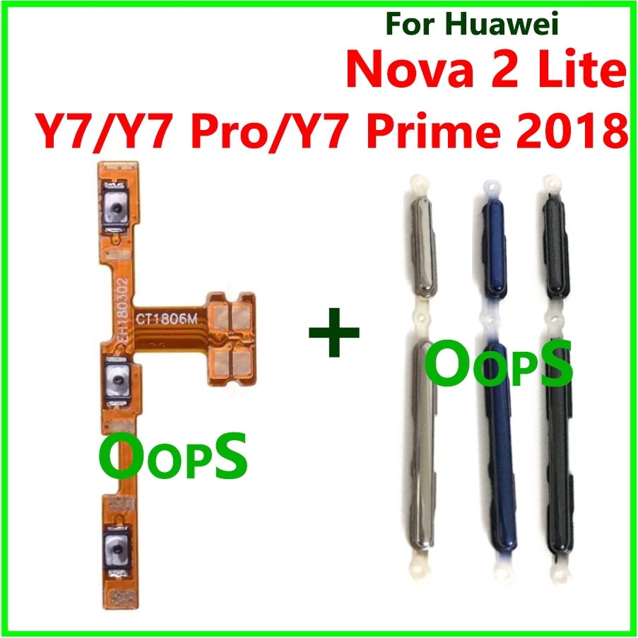 Nova 2 Lite Power On Off Volume Button Flex For Huawei Y7 Pro Prime ...