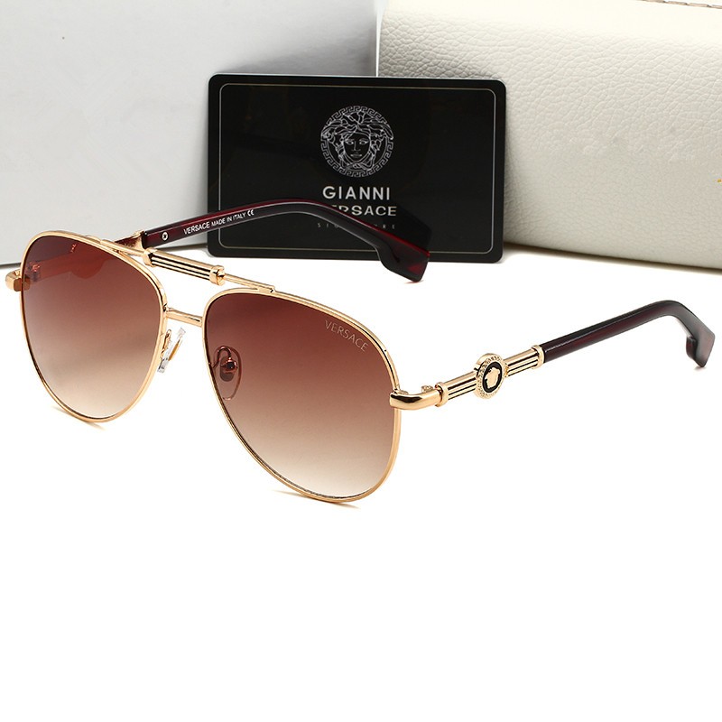 New VER Metal Sunglasses Large Frame Driving Sunglasses Men's and Women ...