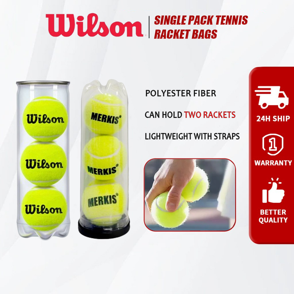 Wilson/Merkis 3pcs Tennis Ball High Quality Durable Good Bounce ...