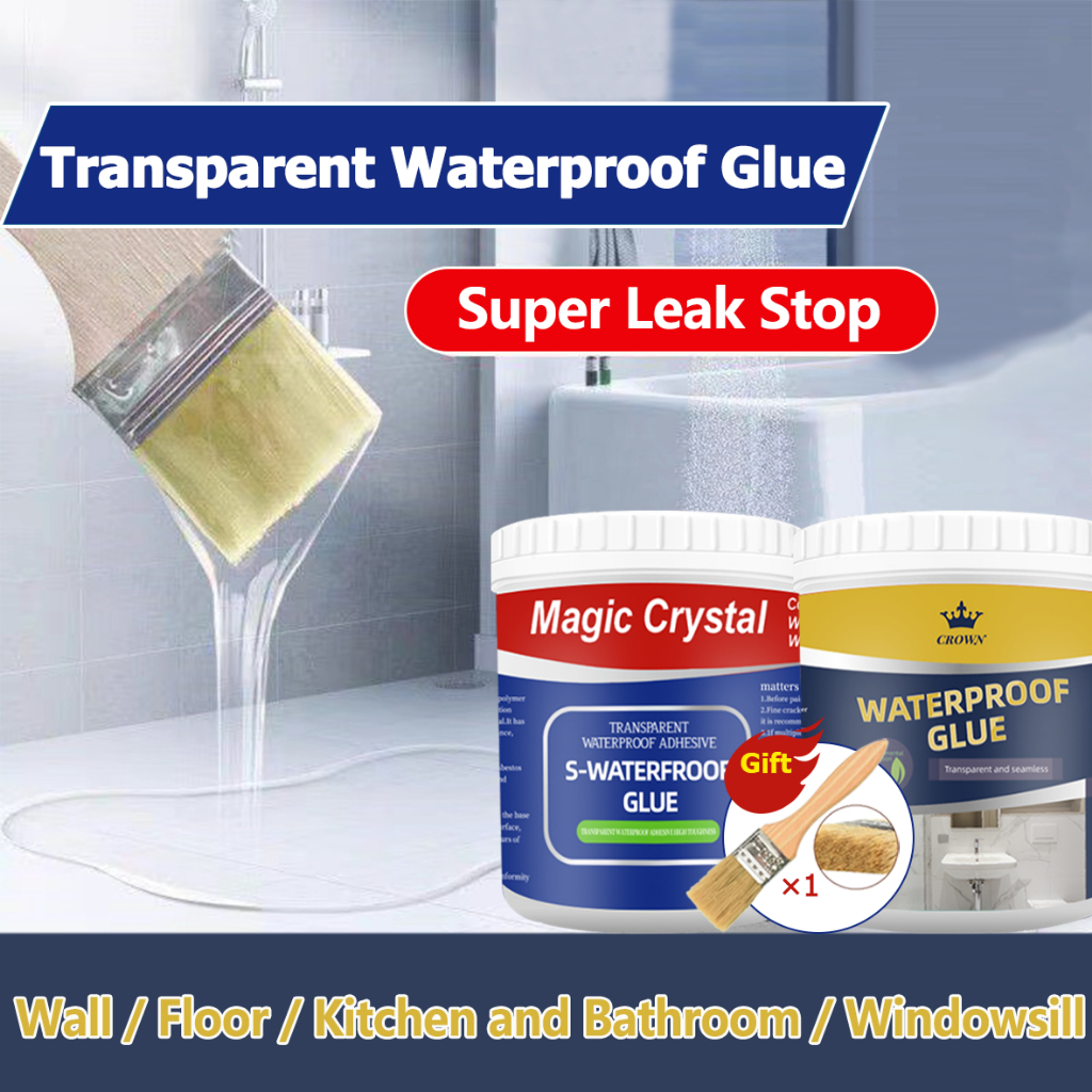 Waterproof Glue Transparent 300g Gam Kalis Air Lutsina Waterproofing ...