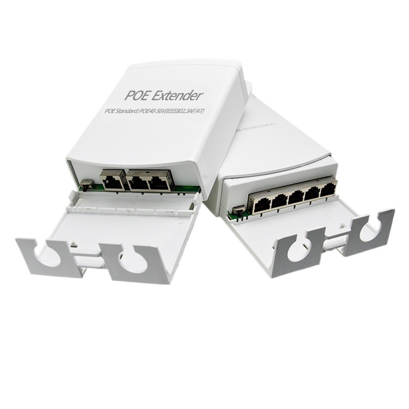 1/2/4 Port POE Extender Waterproof 100Mbps POE Repeater IEEE802.3AF/AT ...