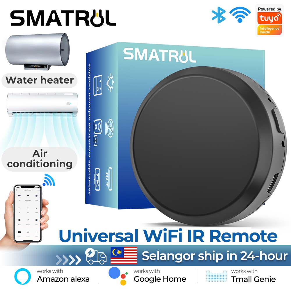 SMATRUL Smart IR Remote Control WiFi IR Blaster Controller Universal ...