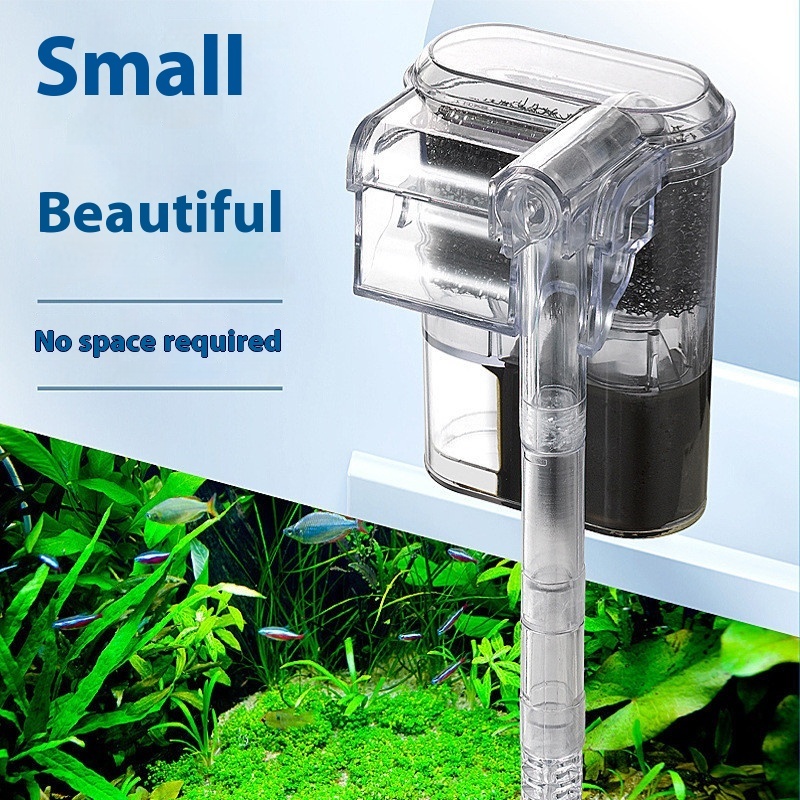 Mini Wall Mounted Filter, Fish Tank, Waterfall Filter, Small Fish Tank ...