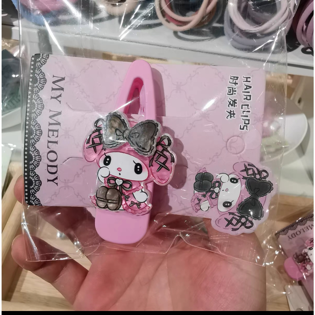 Miniso MINISO MINISO Sanrio Kuromi Melody Lace Bow Tie Streamer Claw ...