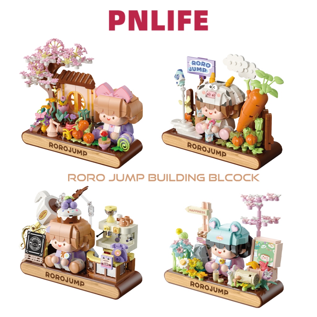 PNLIFE Block RORO JUMP Series Decorative Ornaments Bricks Official ...